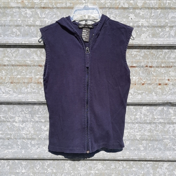 No Boundaries | Jackets & Coats | Vintage Sleeveless Hooded Zip Up Form ...